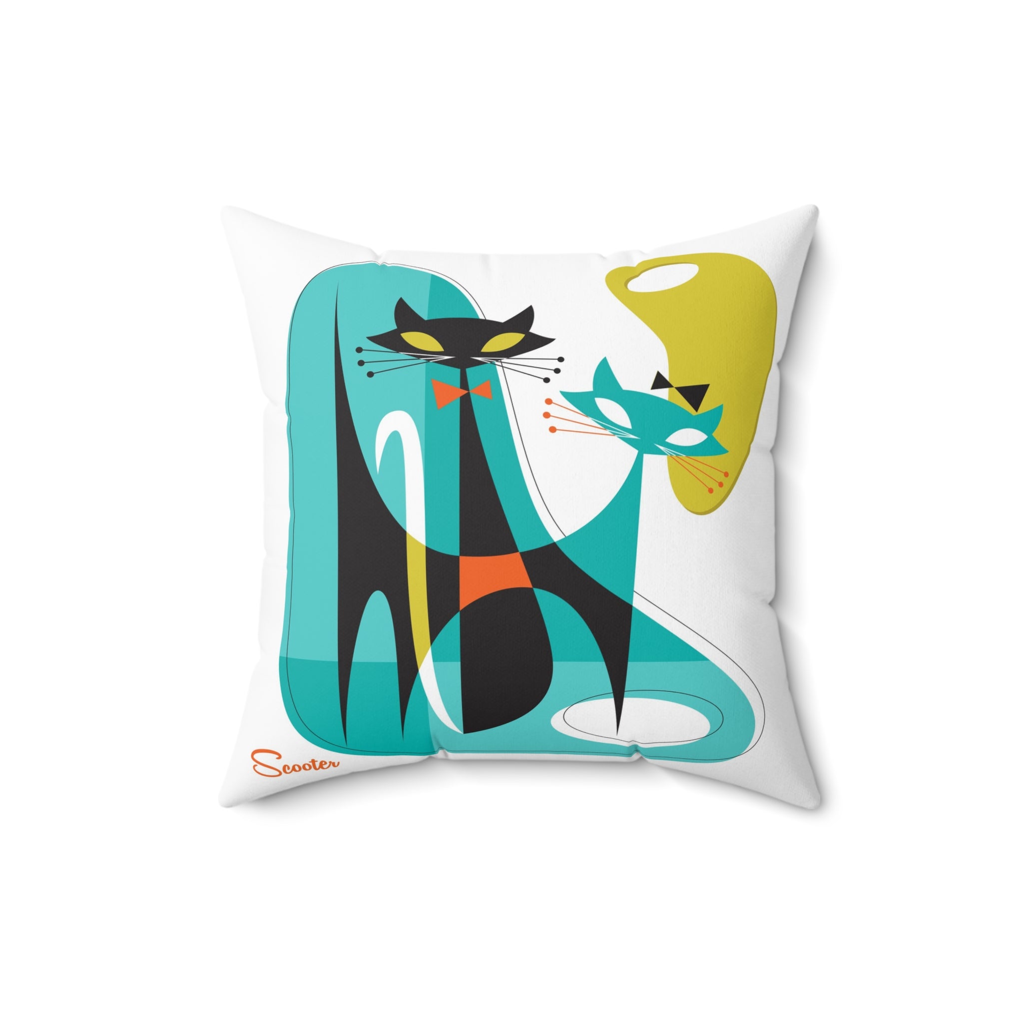 All Mixed Up Throw Pillow – Art of Scooter