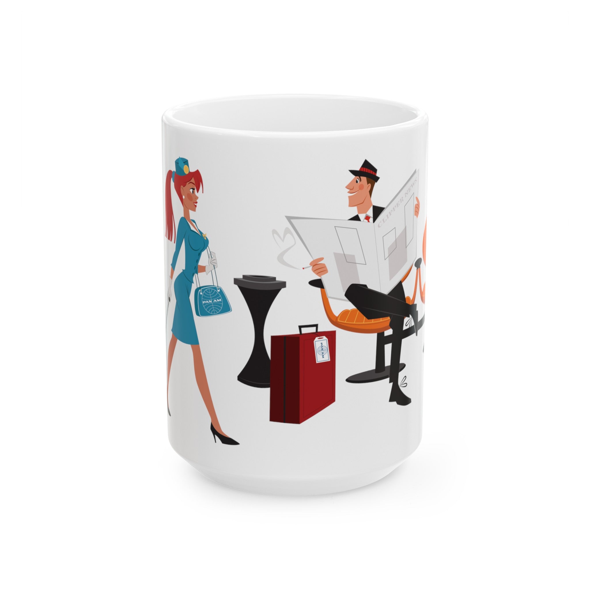 Pan Am "Stewardess Nancy" Mug – Art of Scooter