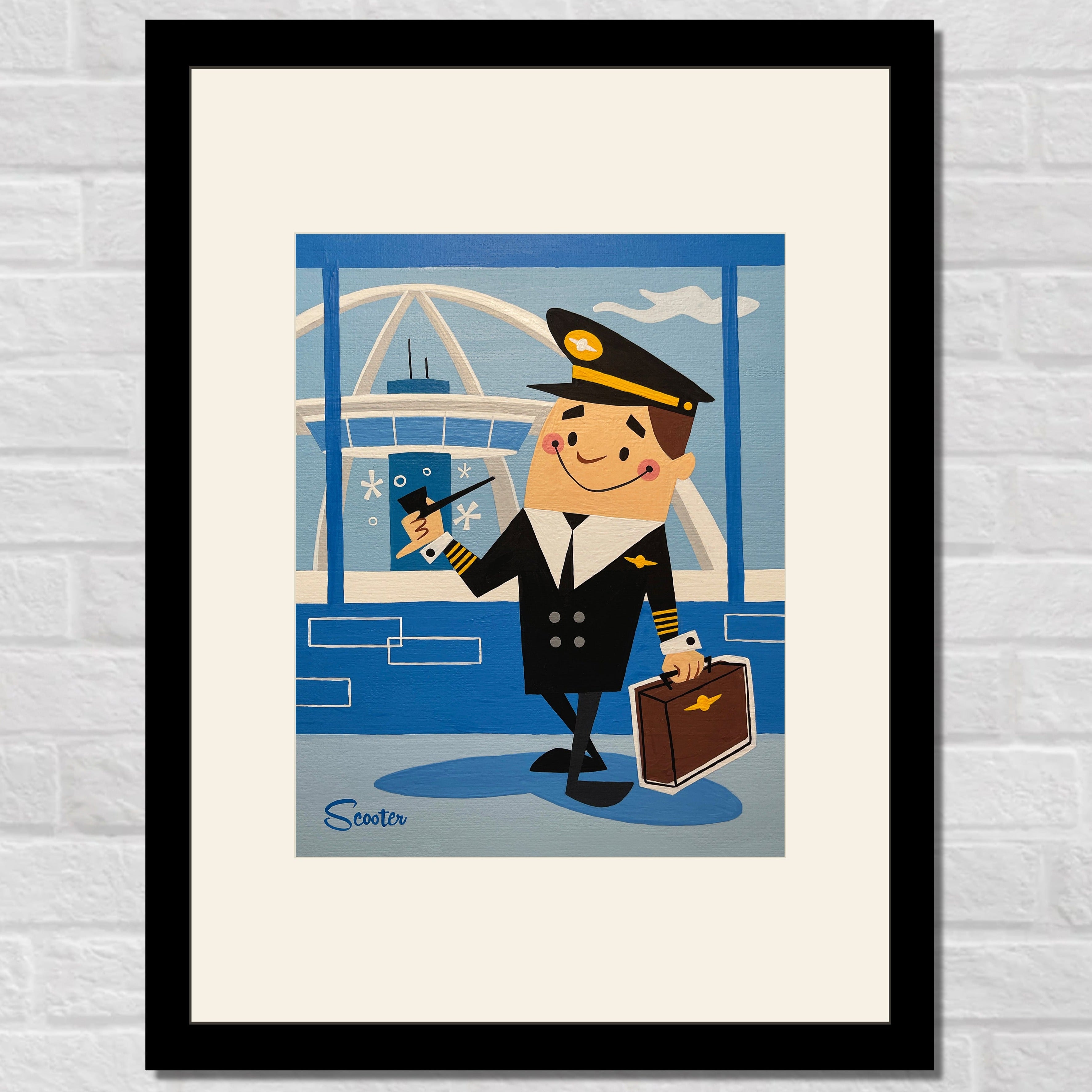 "CAPTAIN BOB" ORIGINAL PAINTING – Art of Scooter