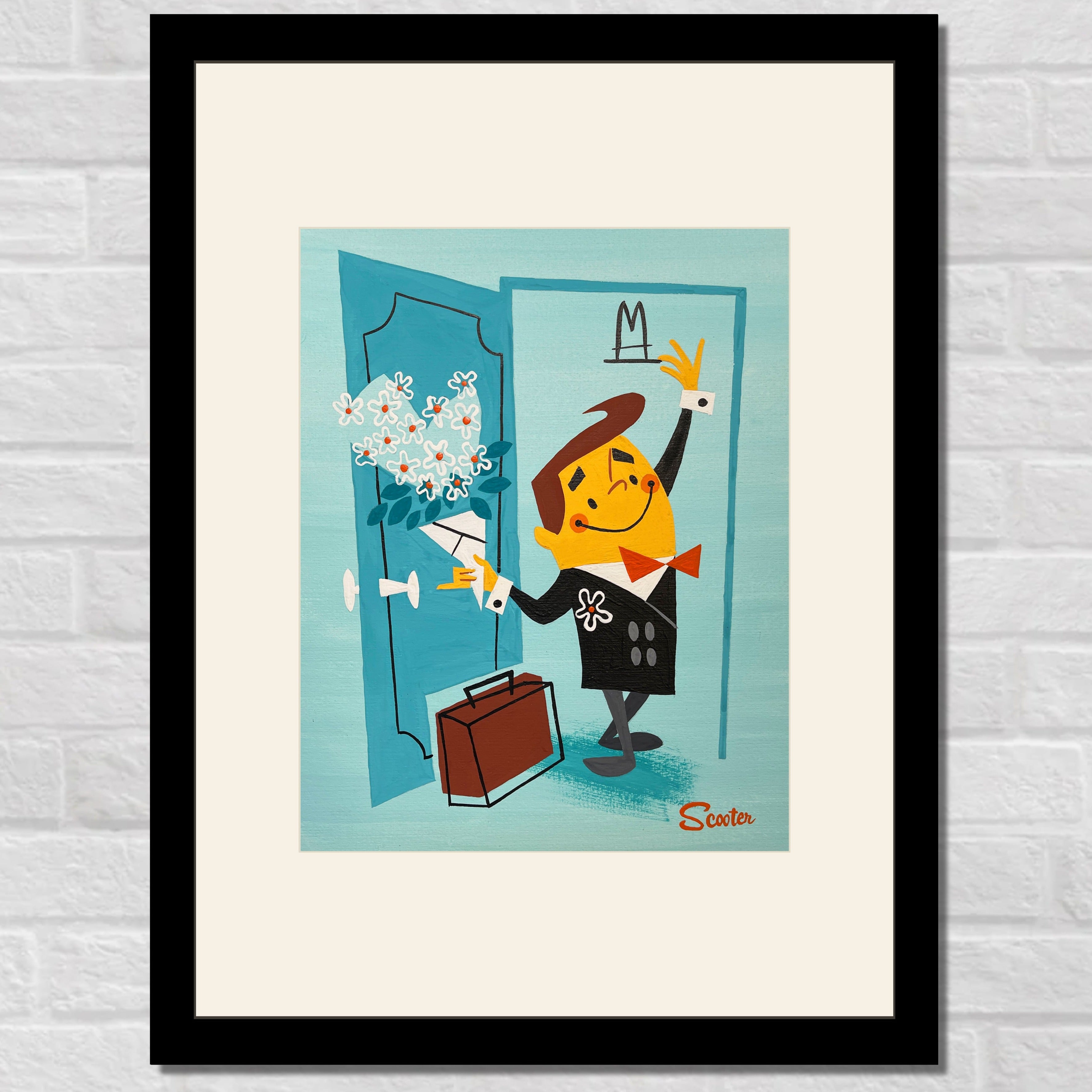 "DARLING, I'M HOME!" ORIGINAL PAINTING – Art of Scooter