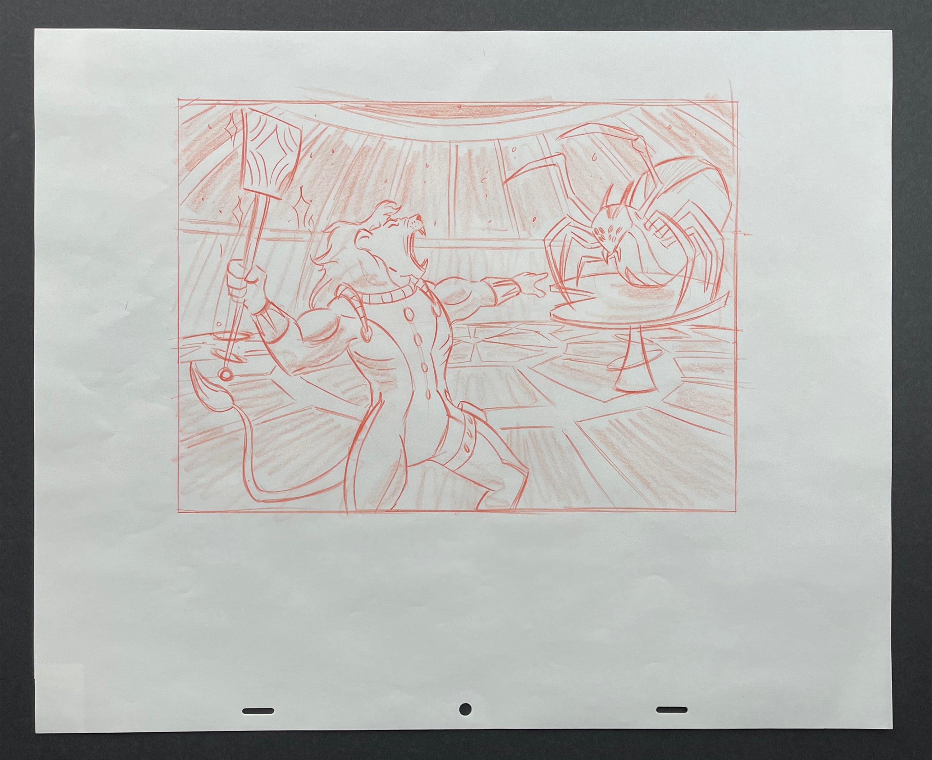 Jermane, Pride of the Circus Original Conceptual Sketch – Art of Scooter